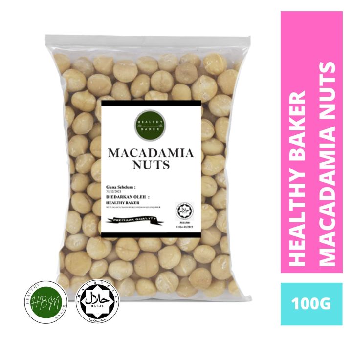 Raw Macadamia Without Shell 100g / Premium / Halal | Lazada