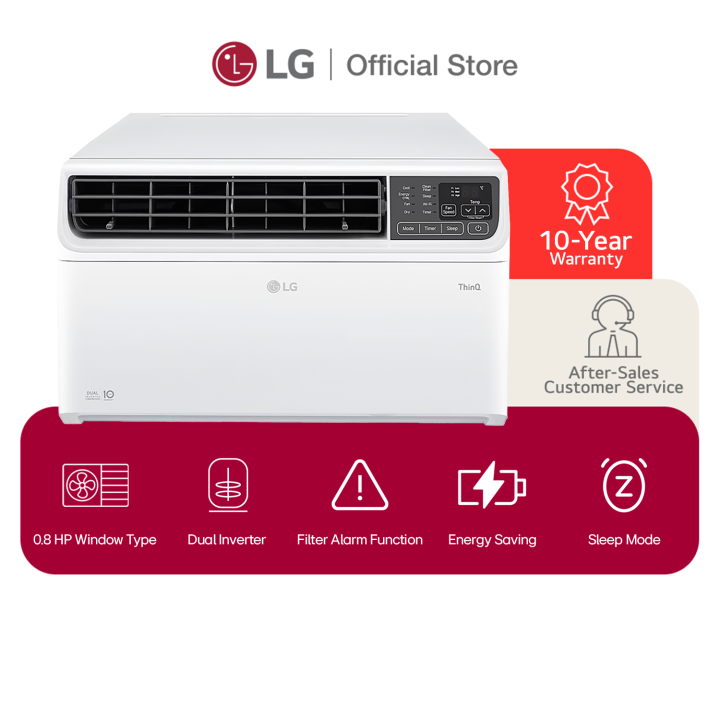 LG 0.8 HP Window Type Aircon Dual Inverter LA080GC2 | Lazada PH