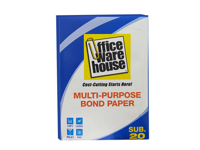 OFFICE WAREHOUSE BOND PAPER SUB20 WHT A4 500S | Lazada PH