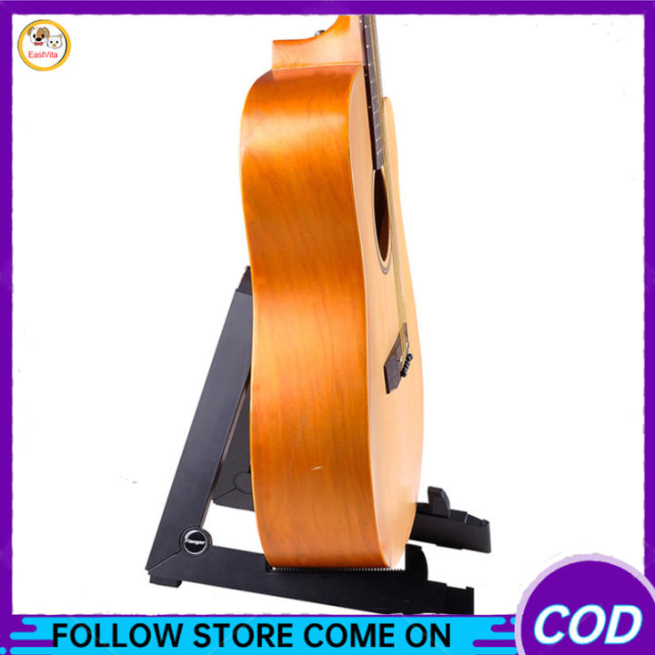 Folding Guitar Stand For Acoustic And Classical Guitars A-Frame Metal ...
