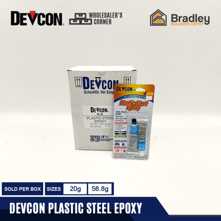 Devcon Plastic Steel Epoxy SOLD PER BOX(20g | 56.8g) | Lazada PH