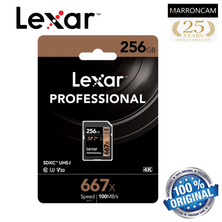 Lexar 256GB Professional 667x UHS-I SDXC Memory Card | Lazada