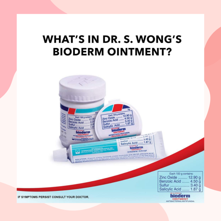 Bioderm Ointment Antibacterial 5g/15g/30g/50g | Lazada PH