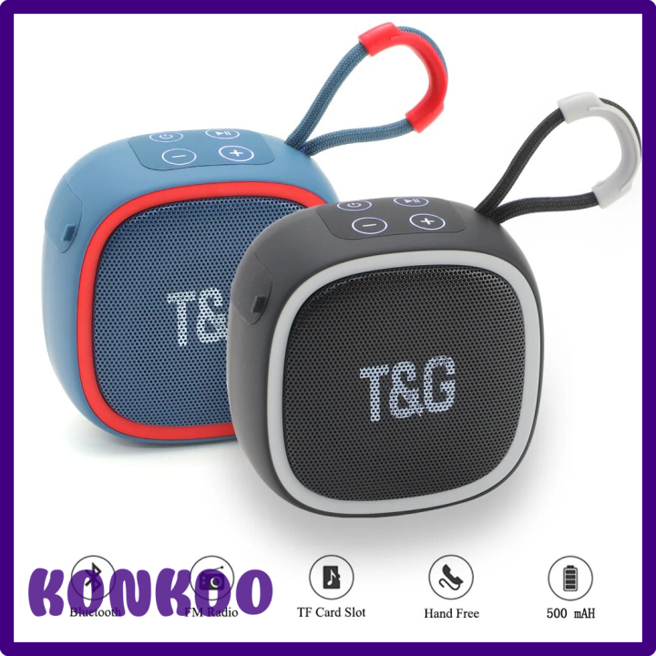 KONKDO ลำโพงบลูทูธไร้สายขนาดเล็ก TG659 TWS ลำโพงกล่องเสียง BT5.3รองรับวิทยุ TF การ์ด FM สำหรับ ...