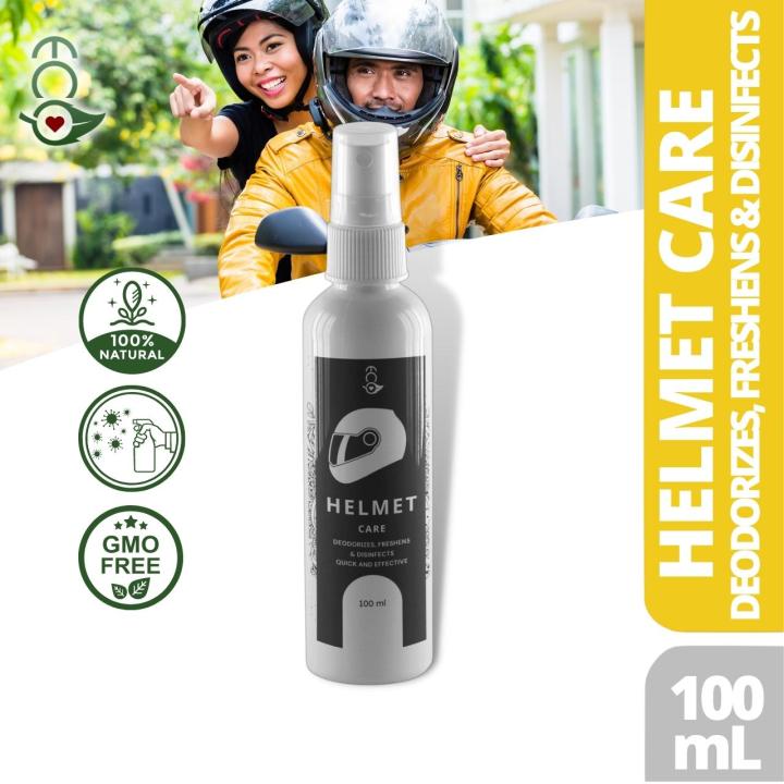 Eco Premium Helmet Deodorizer and Disinfectant Spray Freshener 100mL ...