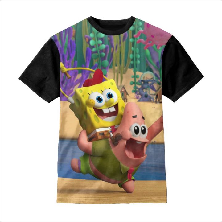 Baju Kaos Anak Spongebob And Patrick - Merakiis | Lazada Indonesia