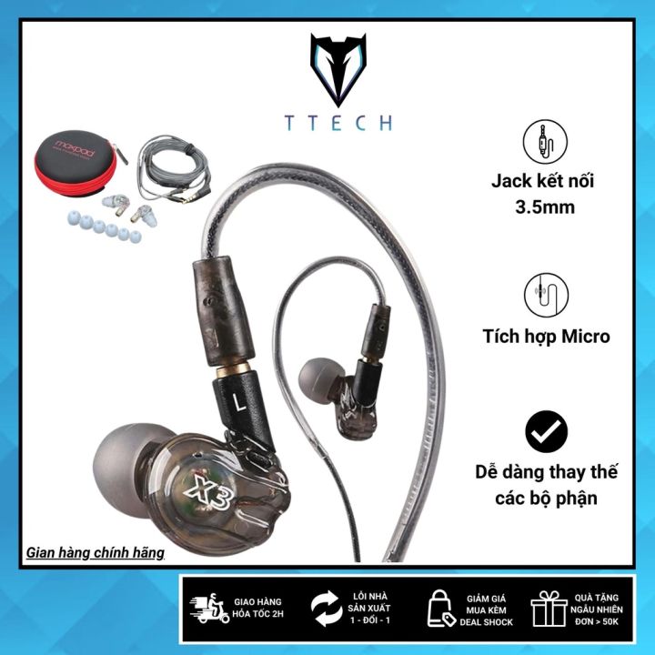 Tai nghe MOXPAD X3 chính hãng - Tai nghe Độ Mixi, tai nghe MixiGaming ...