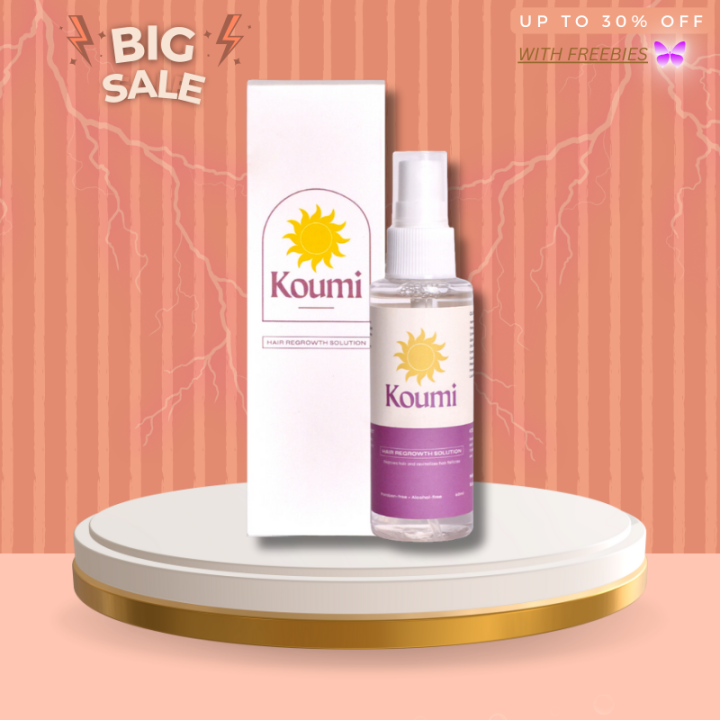 Koumi Hair Regrowth Solution Natural 150 ml for Men and Women Anti Hair ...