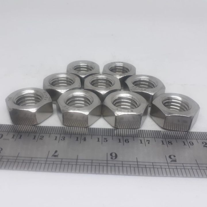 MUR M14 STAINLESS STEEL SUS 304 SS ANTI KARAT NUT HEXA KUNCI 22 ...