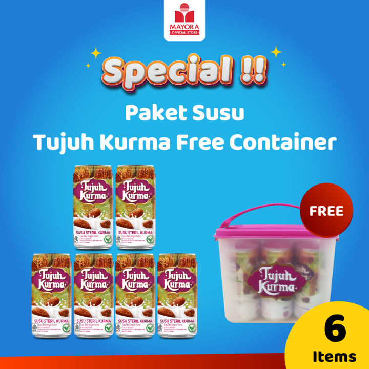 Paket Susu Tujuh Kurma Free Container | Lazada Indonesia