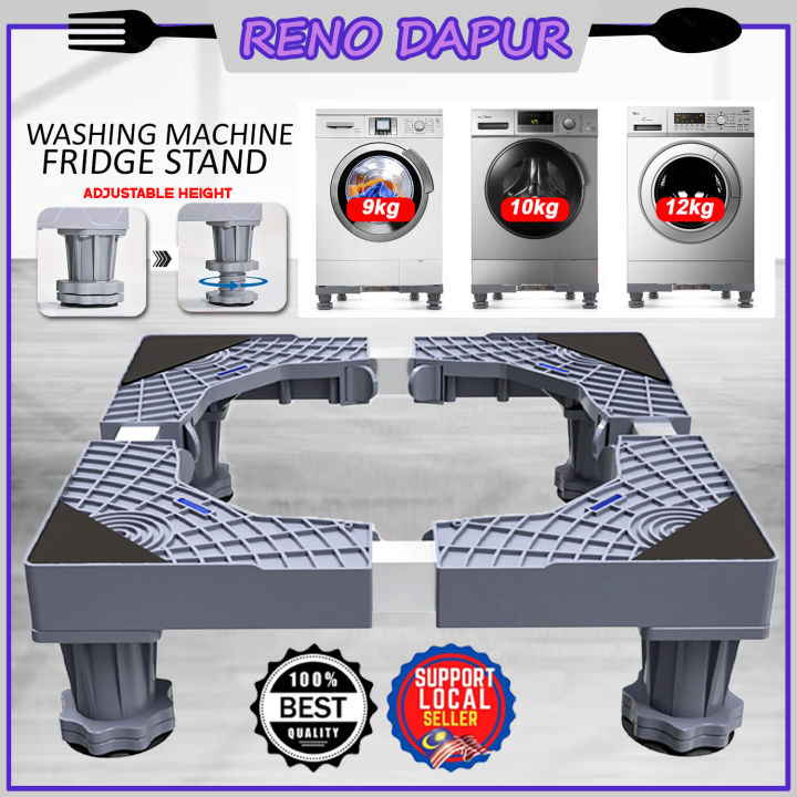 Heavy Duty Washing Machine Stand Casters Movable Mobile Refrigerator ...