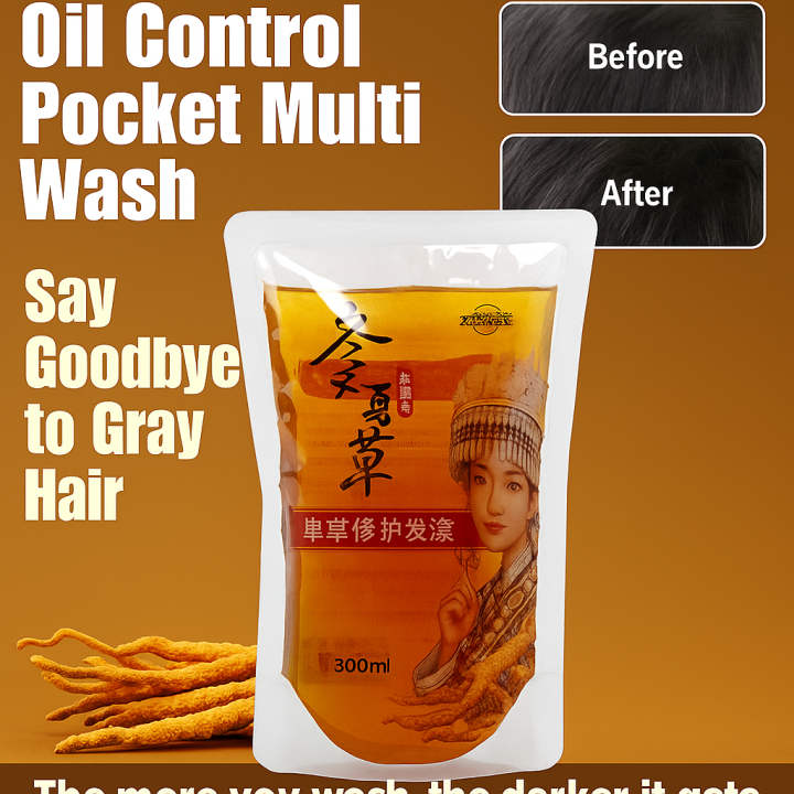 Cordyceps Oil-Control Shampoo Anti-Dandruff Anti-Itch Shampoo ...