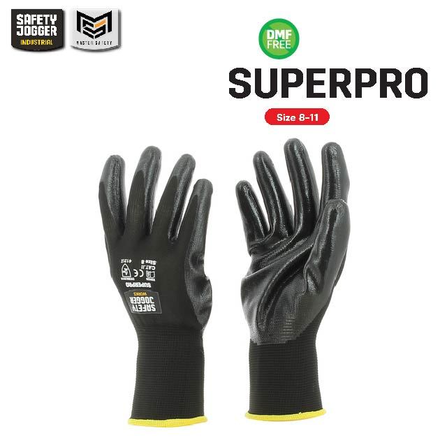 [ของแท้พร้อมส่ง] Safety Jogger รุ่น SUPERPRO ถุงมือเซฟตี้ กระชับมือ ...