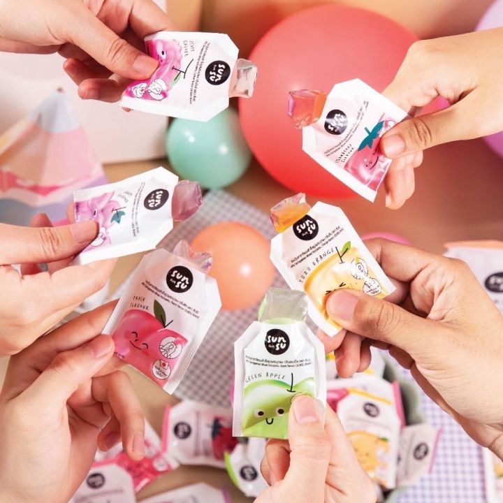 ขนมเยลลี่ SUNSU ยกลัง 72 ซอง มี6รสช าติ หอมอร่อย เจลลี่บุก 0 แคล คละรส (สินค้านี้ไม่สามารถสั่ง ...