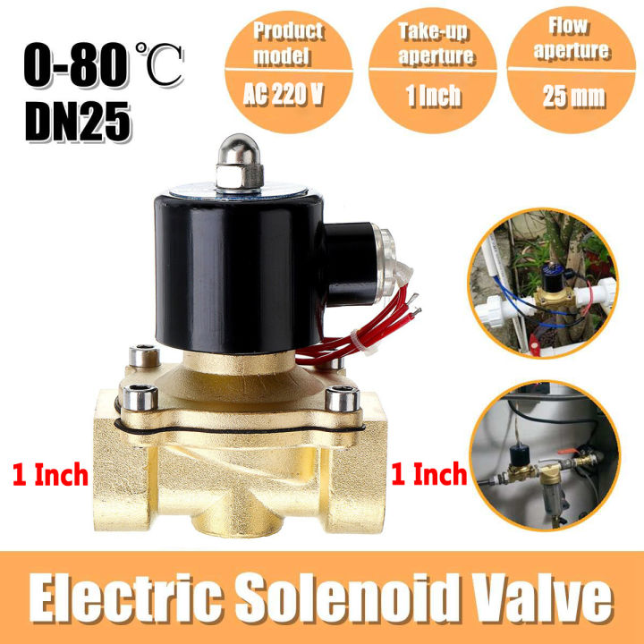 Selenoid Valve 1 Inch AC Ball Valve Kuningan 1 Inch ac Automatic ...
