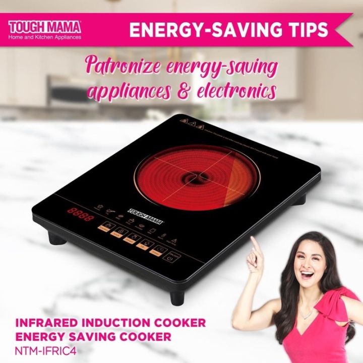 Tough Mama NTM-IFRIC4 Infrared Induction Cooker Digital Display Touch ...
