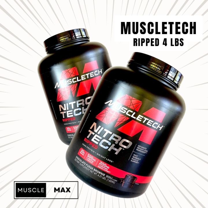 Muscletech-NITRO TECH RIPPED 4 LBS. (1.82KG) | Lazada.co.th