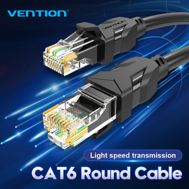 Vention Cat 6 Ethernet Cable Flat Land Cable Wire UTP RJ45 Network Patch Cable Internet Round ...