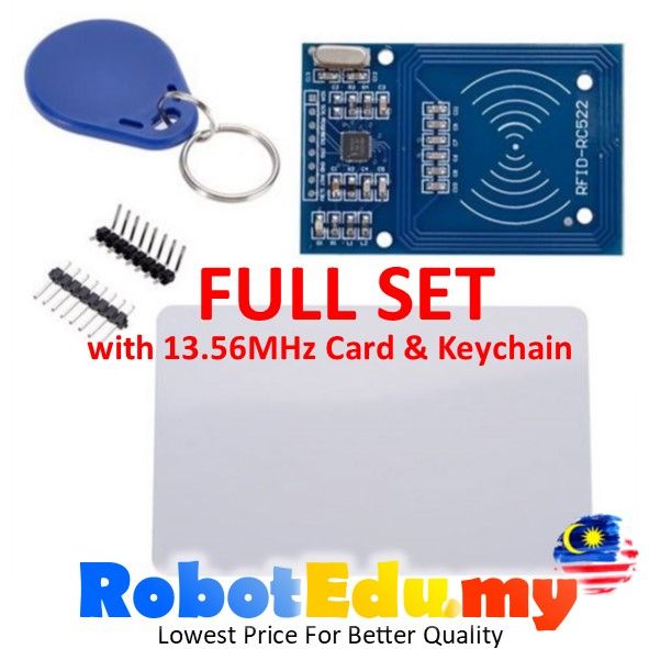RFID RC522 RC-522 RC 522 MFRC522 13.56MHz IC ID Card Reader Detector Module Kit Set for Arduino ...