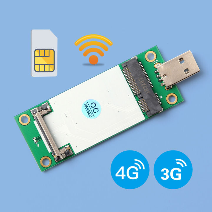 ALI-Shopping Mini PCIe WWAN Card to USB Adapter with SIM Slot for 3G ...