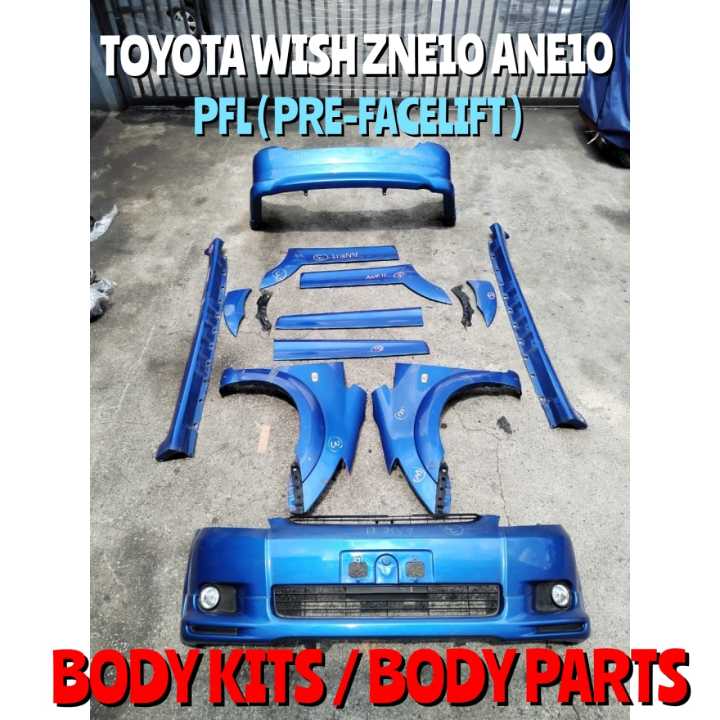 Toyota Wish ZNE10 ANE10 PFL Body Kit ( 03-05 Year's ) / Bodykit / Body ...