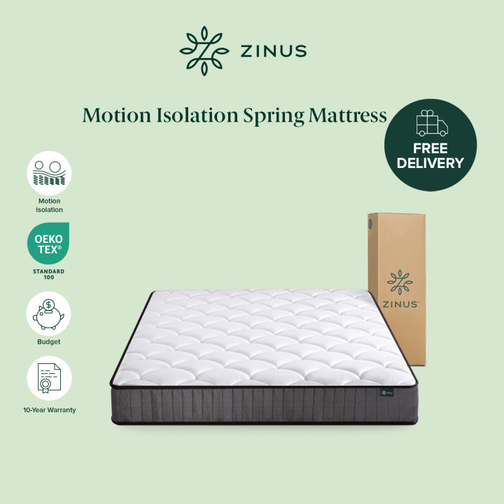 Spring Mattress Zinus Motion Isolation 20cm | Lazada Singapore