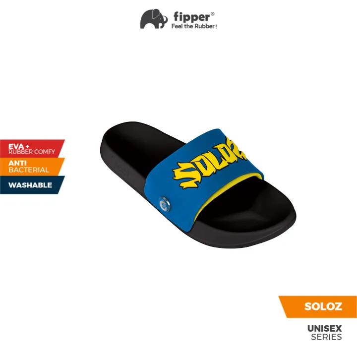 Fipper X Soloz Limited Edition Slip On in Black / Blue (Snorkel ...