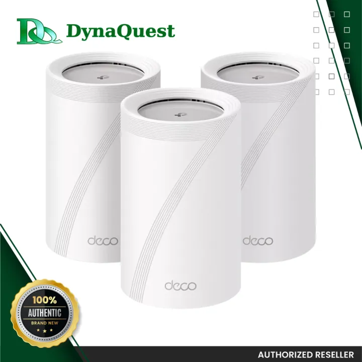 TPLink Deco BE65 (3-Pack) BE11000 Whole Home Mesh Wi-Fi 7 System ...