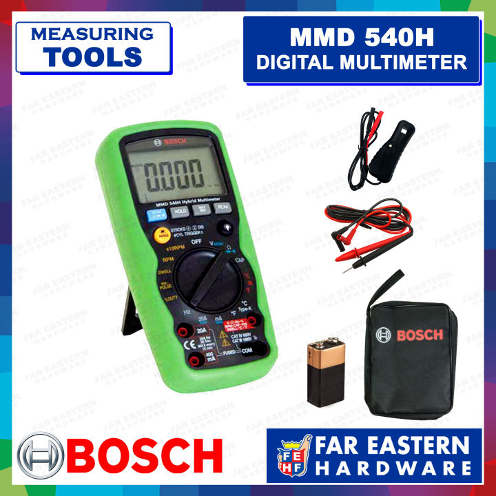 BOSCH MMD 540H Hybrid Automotive Digital Multimeter Tester FAR EASTERN ...