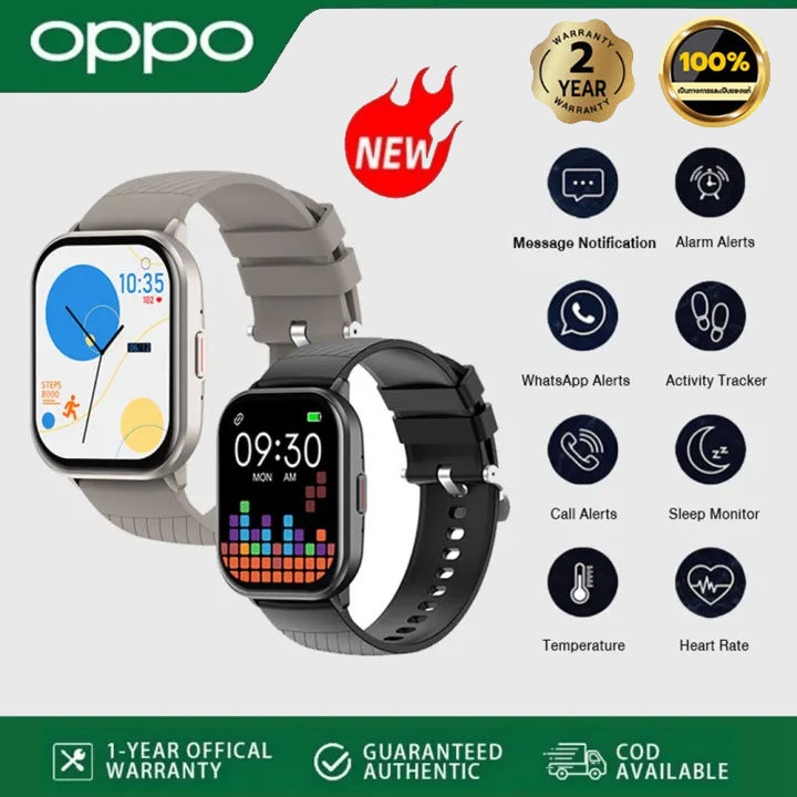 OPPO : นาฬิกาสมาร์ทวอร์ซของแท้ OPP0 S8 pro สามารถวัดอัตราการเต้นของ ...