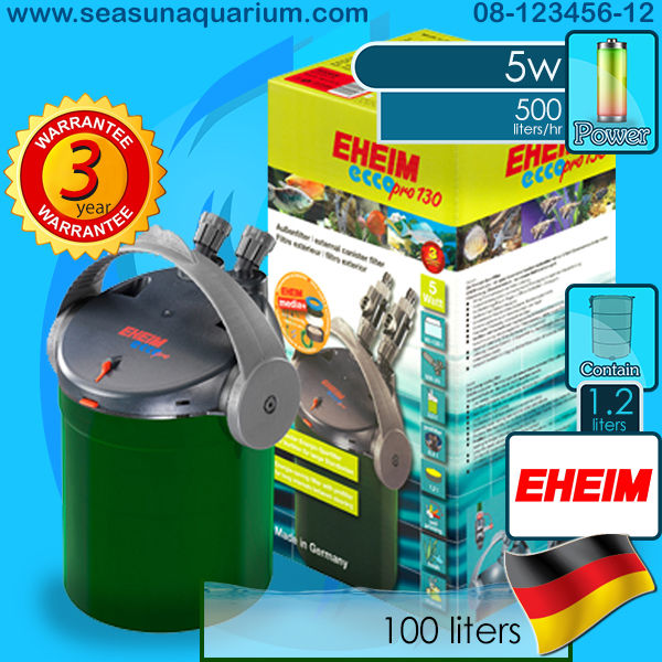 🐟 Eheim Ecco Pro 130 / 200 / 300 เครื่องกรองนอกตู้ External filter aqua eccopro pro130 pro200 ...