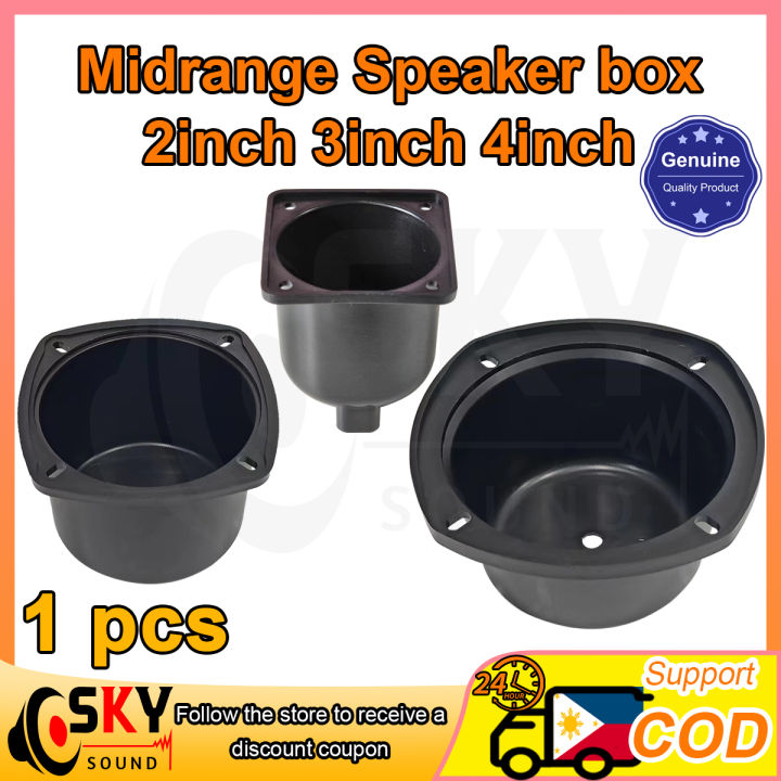 SKYSOUND 2 inch 3 inch 4 inch Speaker Midrange Box Speaker Enclosure ...