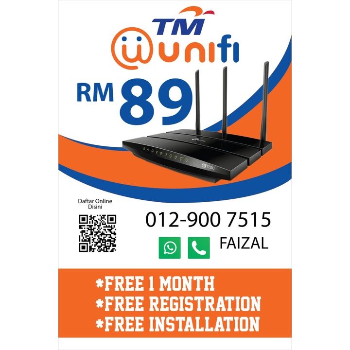 Bunting Unifi, Bunting Iklan Unifi, Bunting Telco dan Banner | Lazada
