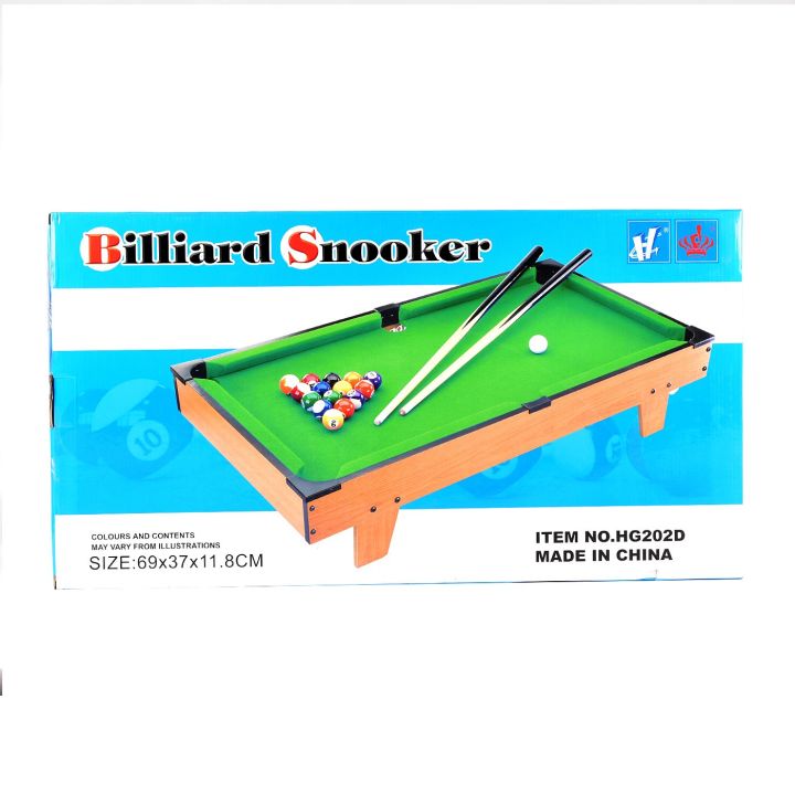 Billiard Snooker Game Mini Wooden Table Top Pool Billiard Table Top ...
