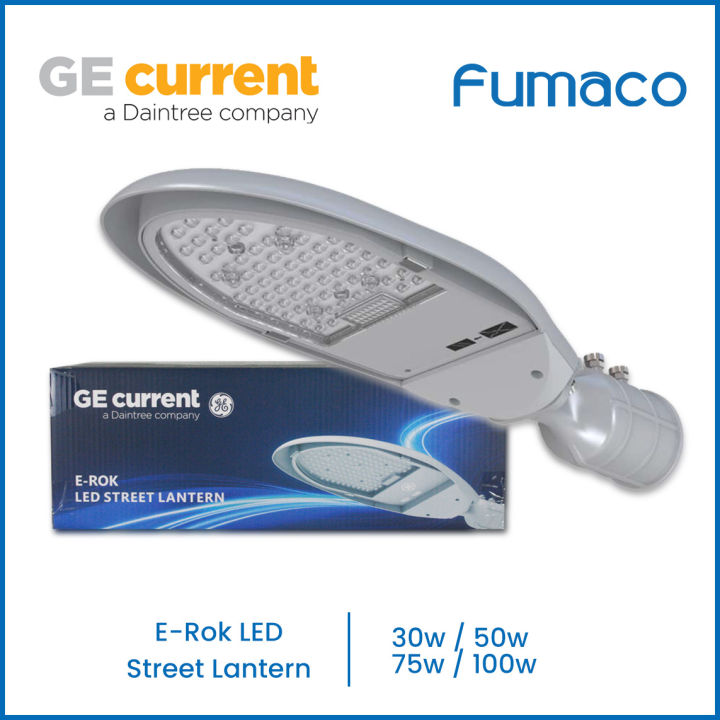 GE E-Rok Cobra Streetlight 30w/50w/75w/100w, 6500K (Daylight), CRI80 ...