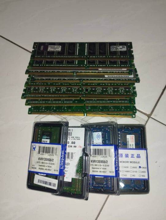Mix Brand RAM DDR , DDR2 , DDR3 , Laptop Ram, Desktop RAM. SoDimm, Ram ...