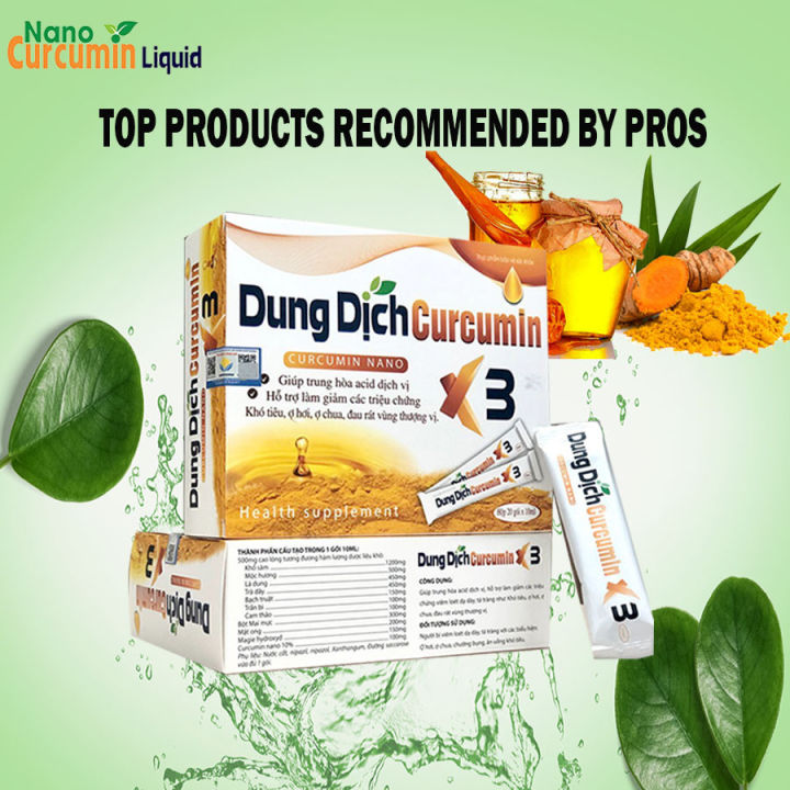 Curcumin Nano X3 Solution - Helps Reduce Stomach Ulcers | Lazada PH