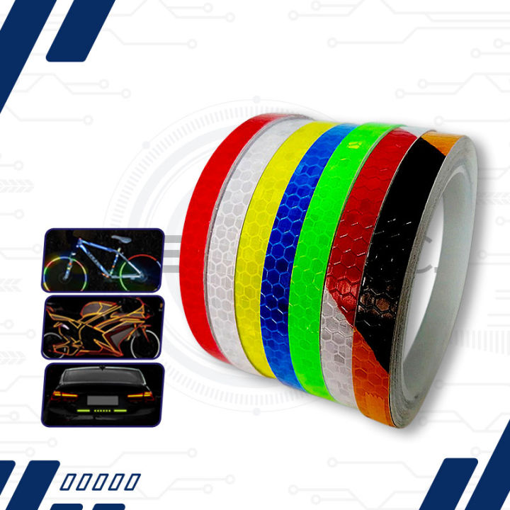 Risefully Bicycle PVC Reflective Bike Stickers Car Sticker Safety ...