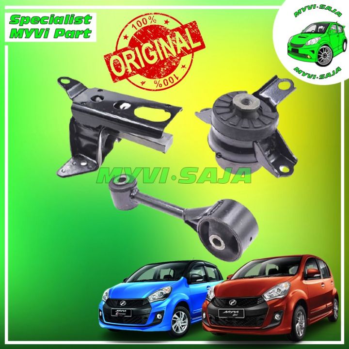 100% ORIGINAL Perodua Engine Mounting Set - Myvi 1.3 (2005-2010) 3PCS ...
