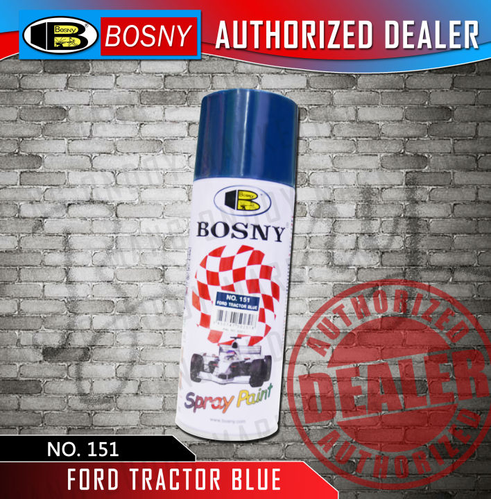 Bosny Spray Paint Regular Color No.151 Ford Tractor Blue | Lazada PH