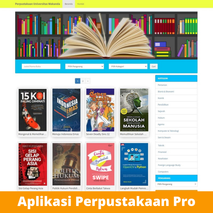 Source Code Aplikasi Perpustakaan Pro | Lazada Indonesia Source Code Aplikasi Perpustakaan Pro | Lazada Indonesia