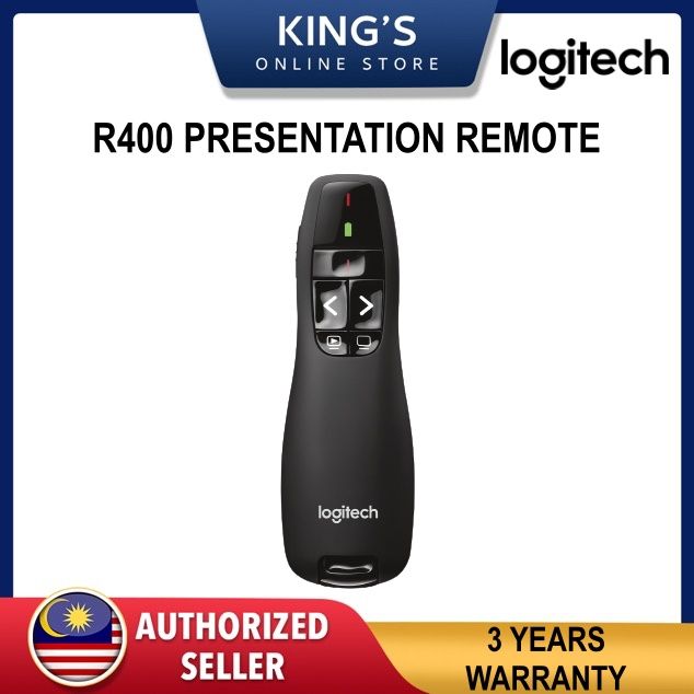 LOGITECH R400 LASER PRESENTATION REMOTE | Lazada