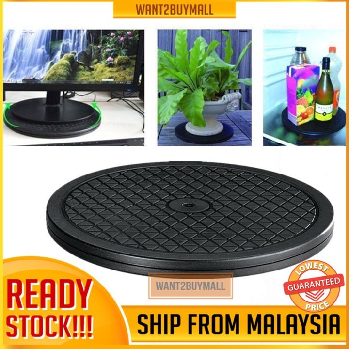 30cm 360 Flexible Round Rotation Swivel Stand Base Heavy Duty TV ...