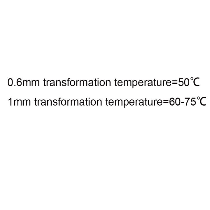 Nitinol Shape Memory Alloy Sma Pre-Trained Muscle Wire Temperature ...