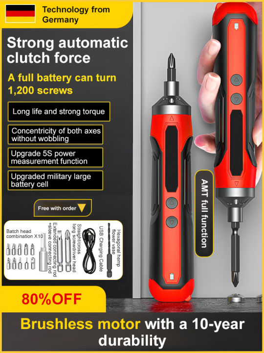 Multi Function Rechargeable Electric Screwdriver Mini Drill Tool Kit