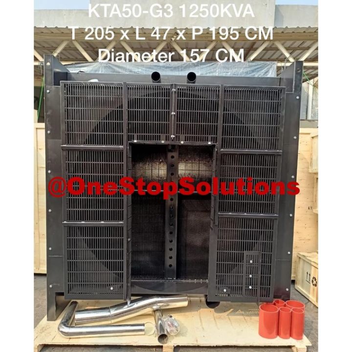 RADIATOR GENSET CUMMINS KTA50 - G3 - 1250 KVA | Lazada Indonesia