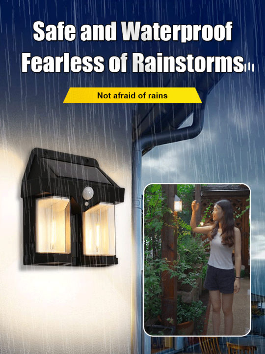 minbai01 Solar Powered Body Induction Wall Light | Lazada PH