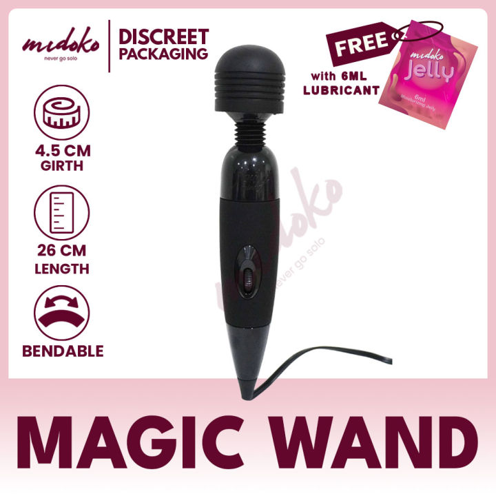 Midoko Multi-Speed Full Body Magic Ferity Wand Massage Vibrator Adult ...