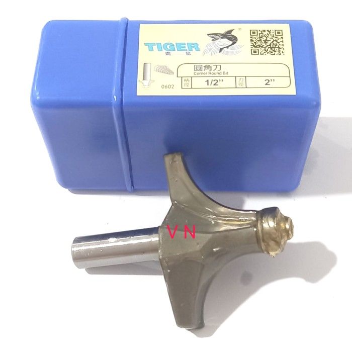 Mata Profil/Router Round Over Bit 25 mm(1/2 x 2) As 1/2 Inch Tiger ...
