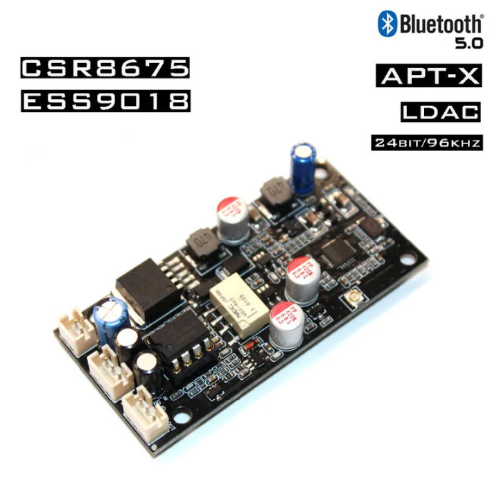 APTX HD QCC5125 Wireless Adapter Bluetooth 5.1 Receiver Board ES9018 ...